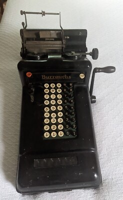Antique Burroughs Mechanical Adding Machine | eBay
