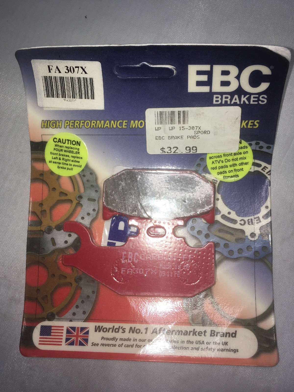 EBC FA 307X X Series Carbon Brake Pads NOS, WPS 15-307X | eBay