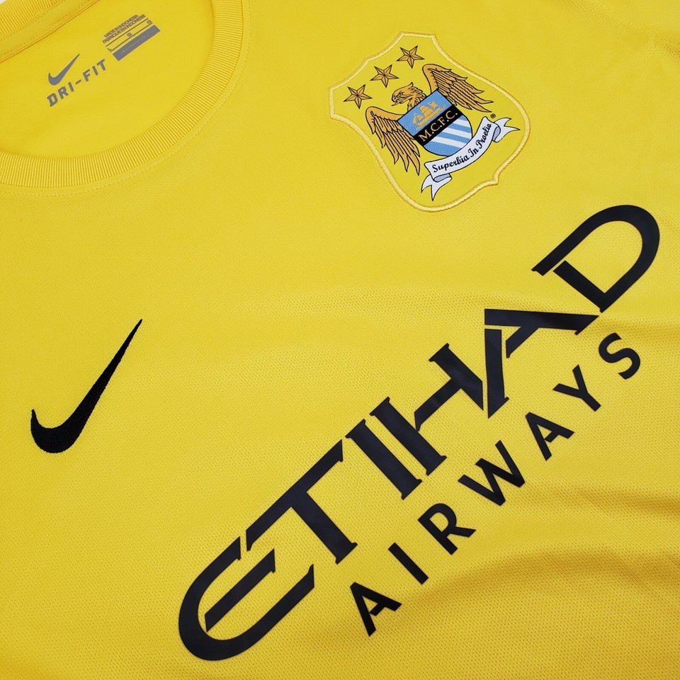 2015-2016 Nike Manchester City Etihad Airways Goalkeeper Jersey Third ...