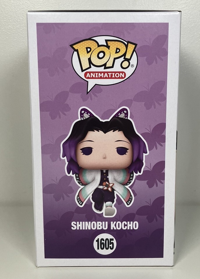 Demon Slayer #1605 Shinobu Kocho Running SDCC Shared Funko Pop! Anime P ...
