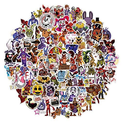 FNAF Stickers 100PCS 5 Nights at Freddys fnf Freddy Five Nights at ...