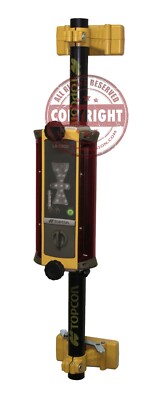 TOPCON LS-B200 MACHINE CONTROL LASER LEVEL RECEIVER,BACKHOE,SKID STEER ...