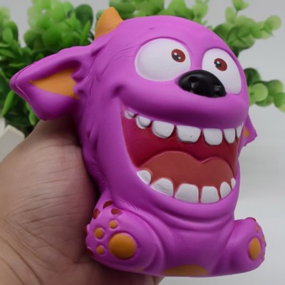 Jumbo Squishes Squishy Slow Rising Purple Demon Head Monster Scented ...