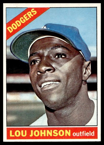 1966 Topps #13 Lou Johnson Los Angeles Dodgers NR-MINT | eBay