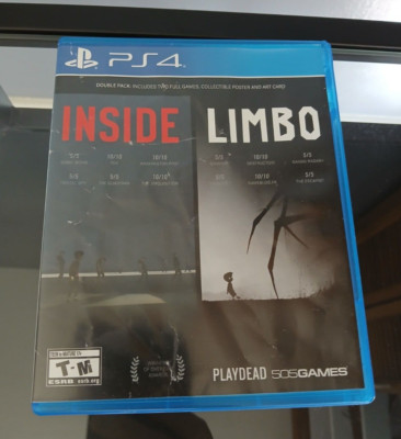 Inside Limbo Double Pack Playstation 4 PS4 PREOWNED COMPLETE CIB ...