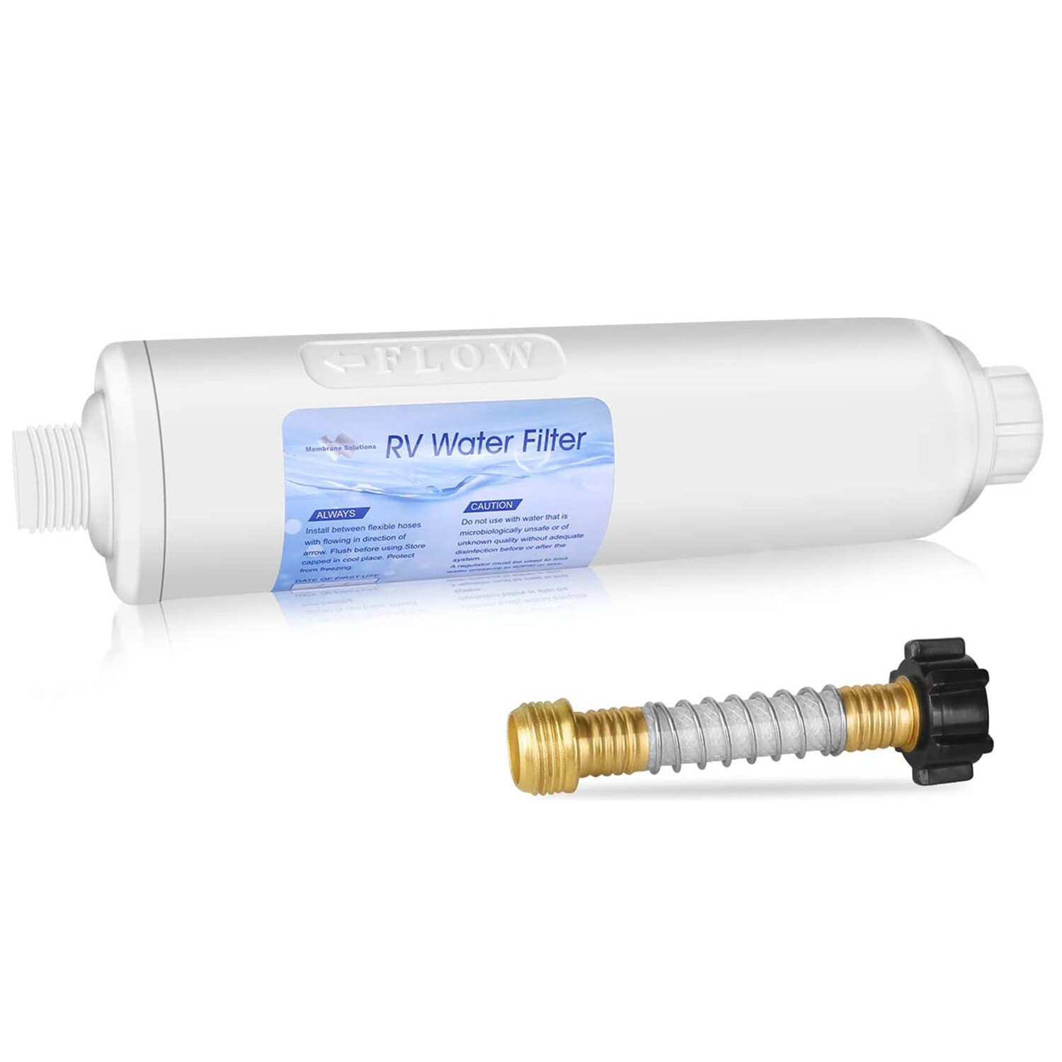RV Inline Water Filter,Camper Water Filter|Hose Protector,for Drinking ...