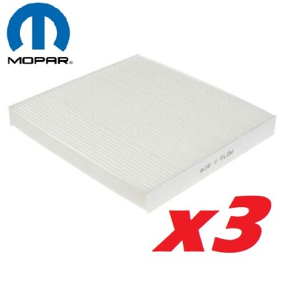 3 Pack Mopar Cabin Air Filter For Ram Trucks 1500+ 2016-2020 68318365AA ...
