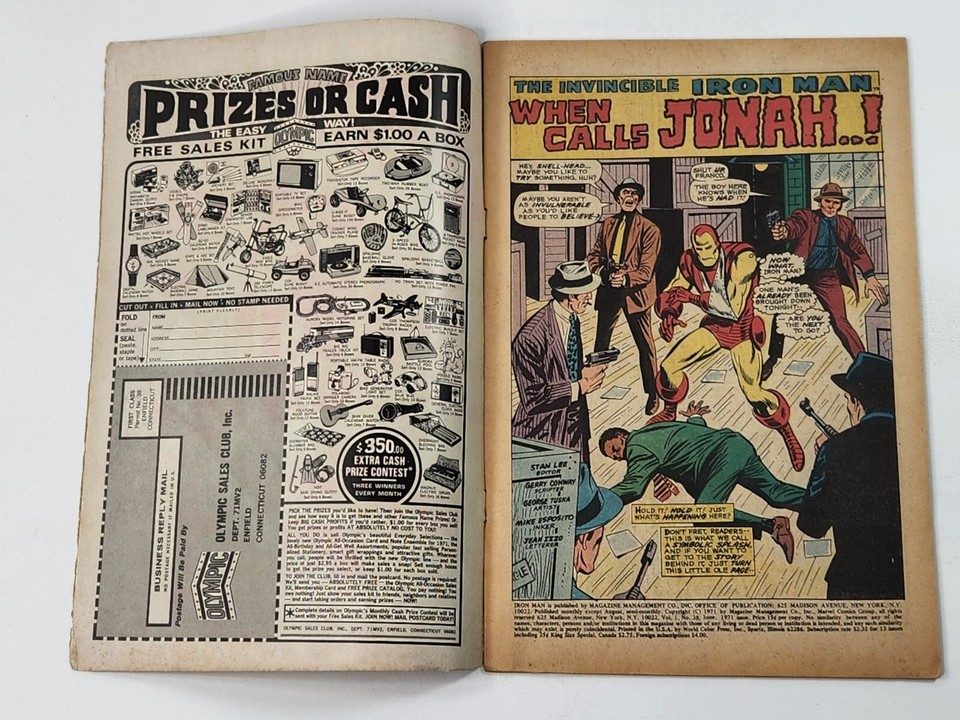 Invincible Iron Man 38 Marvel Comics Early Bronze Age 1971 | eBay