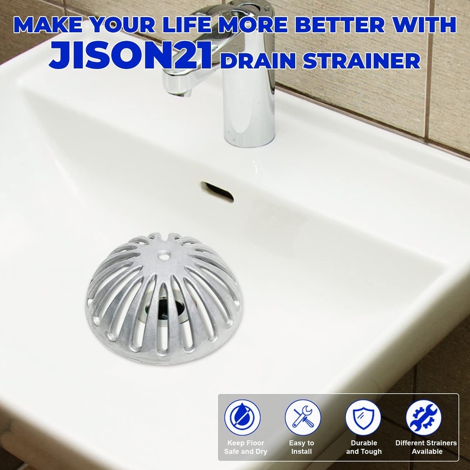 Floor Sink Strainer Floor Drain Strainer Heavy Duty Aluminum Dome Sink ...