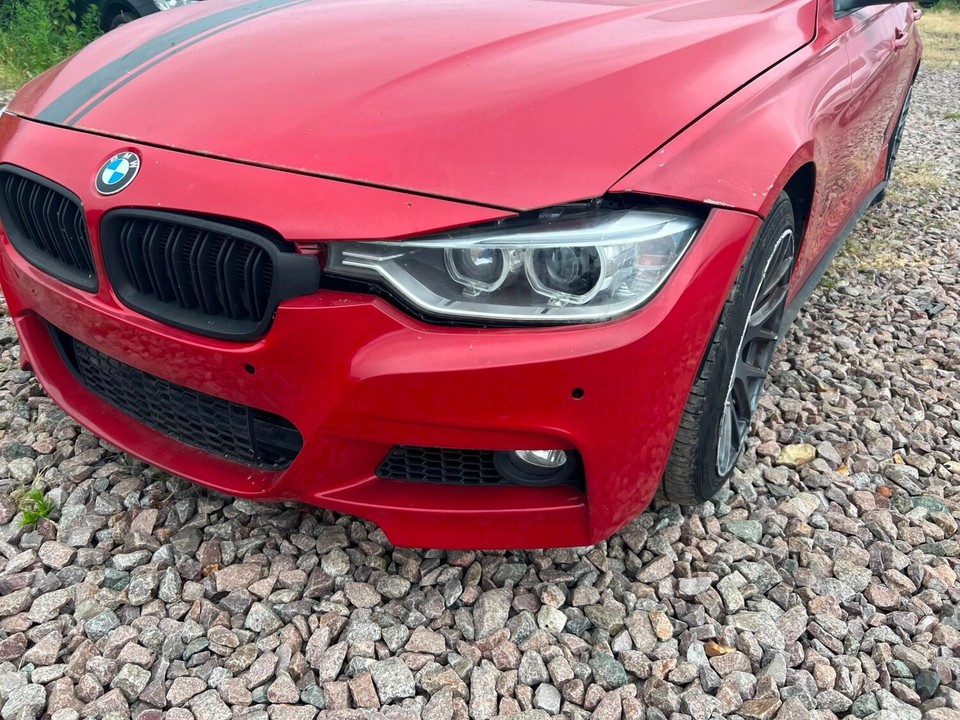 2012 BMW 32OD SPORT RED SALVAGE DAMAGED REPAIR CAT S DIESEL SALOON ...