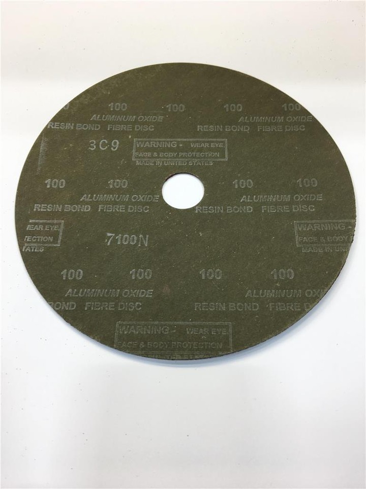 Air Electric Sander 7100N Aluminum 100 Grit 7" x 7/8" Sanding Disk 25pc ...