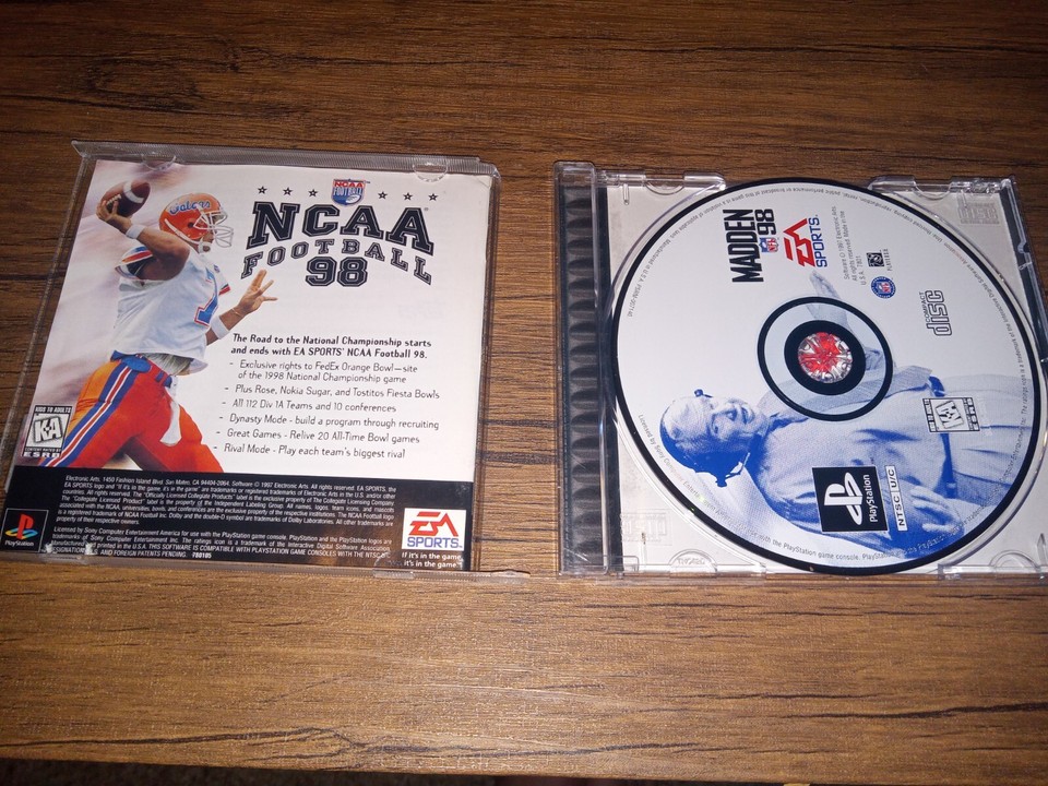 Madden NFL 98 (Sony PlayStation 1 PS1, 1997) Complete and Tested ...