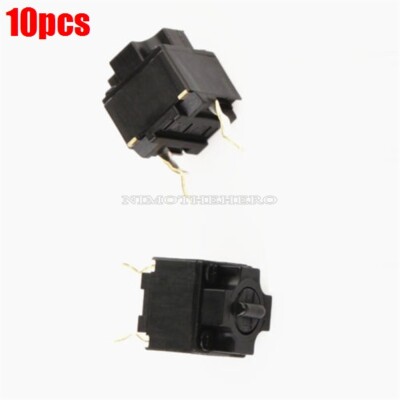 10Pcs Panasonic Square Micro Switch For Mouse Black Button Ic New re ...