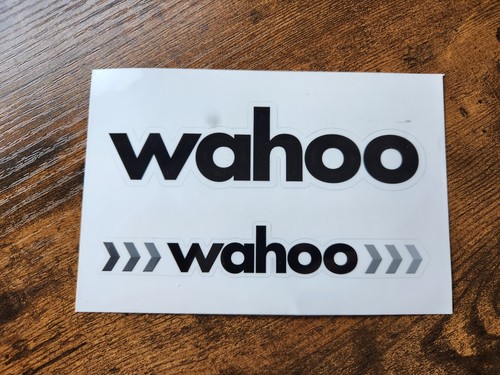 Wahoo Fitness cycling sticker decal | eBay