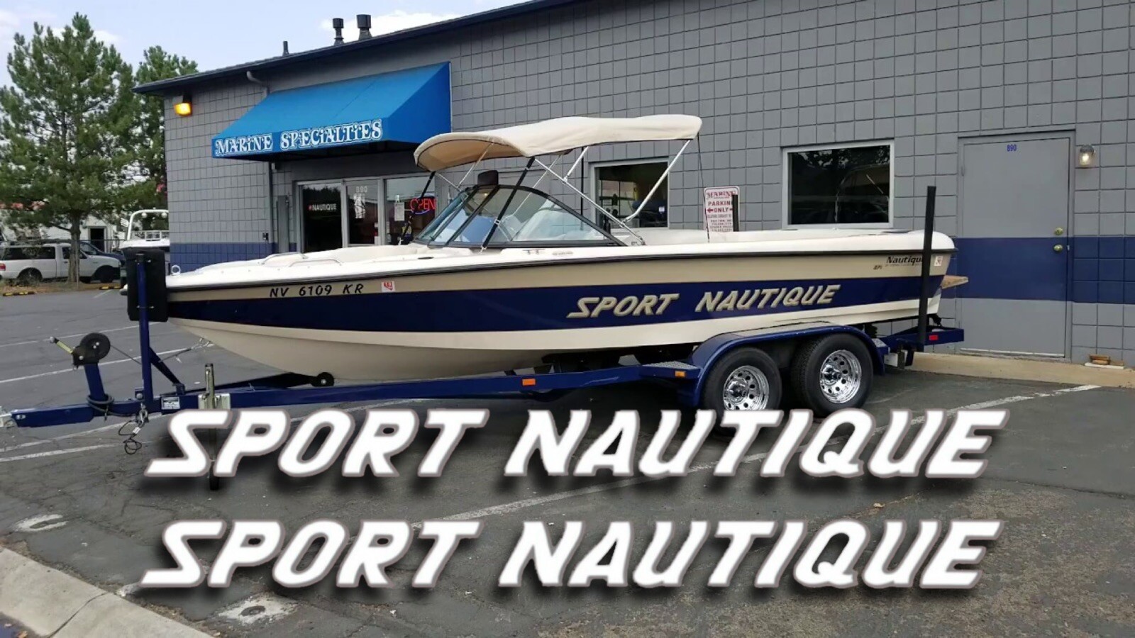 Sport Nautique Boat Yacht Replacement Decals 2PC Set Vinyl New 60” | eBay