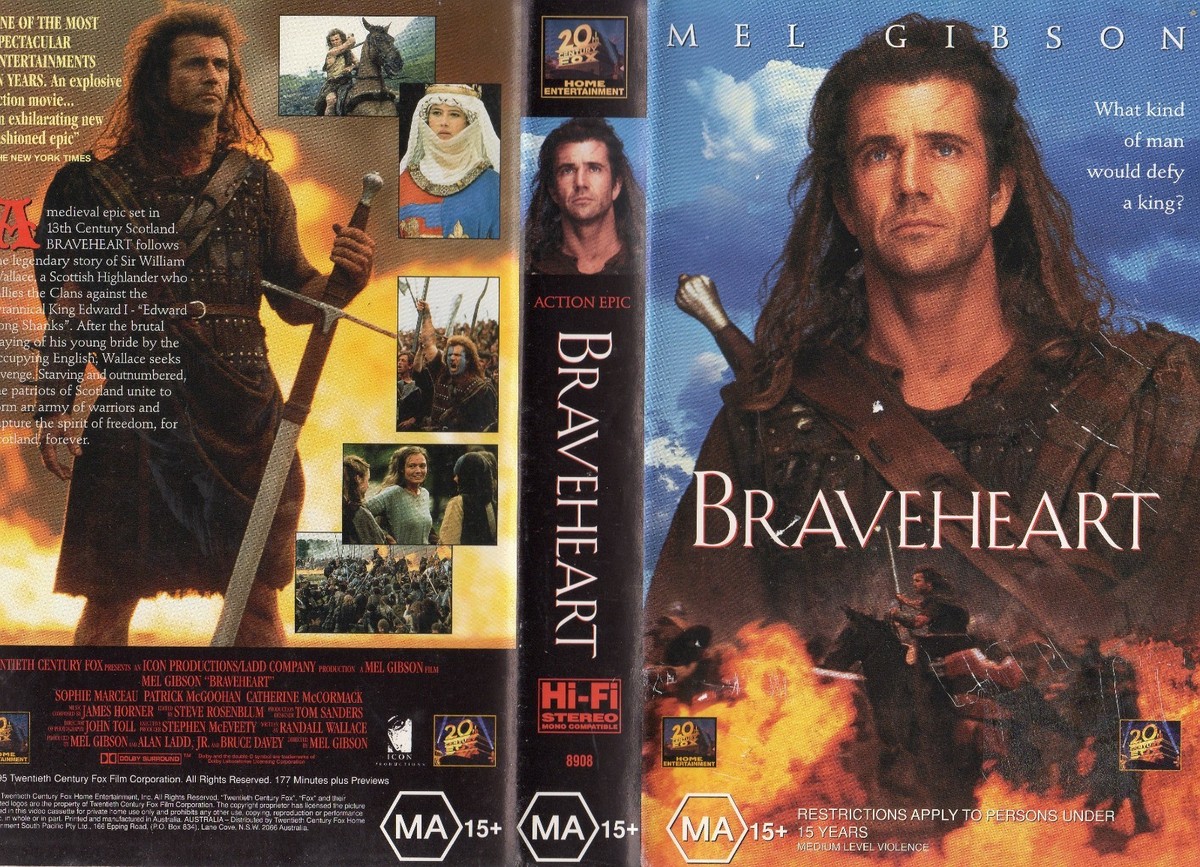 Braveheart Cover Braveheart LaserDisc, Rare LaserDiscs, AC 3 Dolby