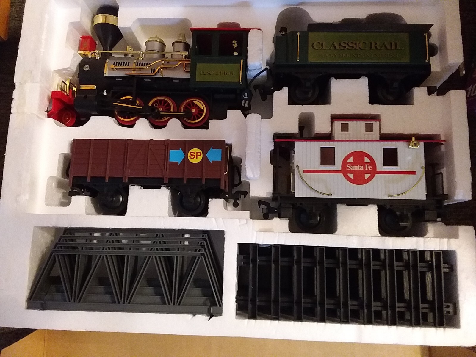 ECHO THE CLASSIC RAIL TRAIN SET VINTAGE | eBay