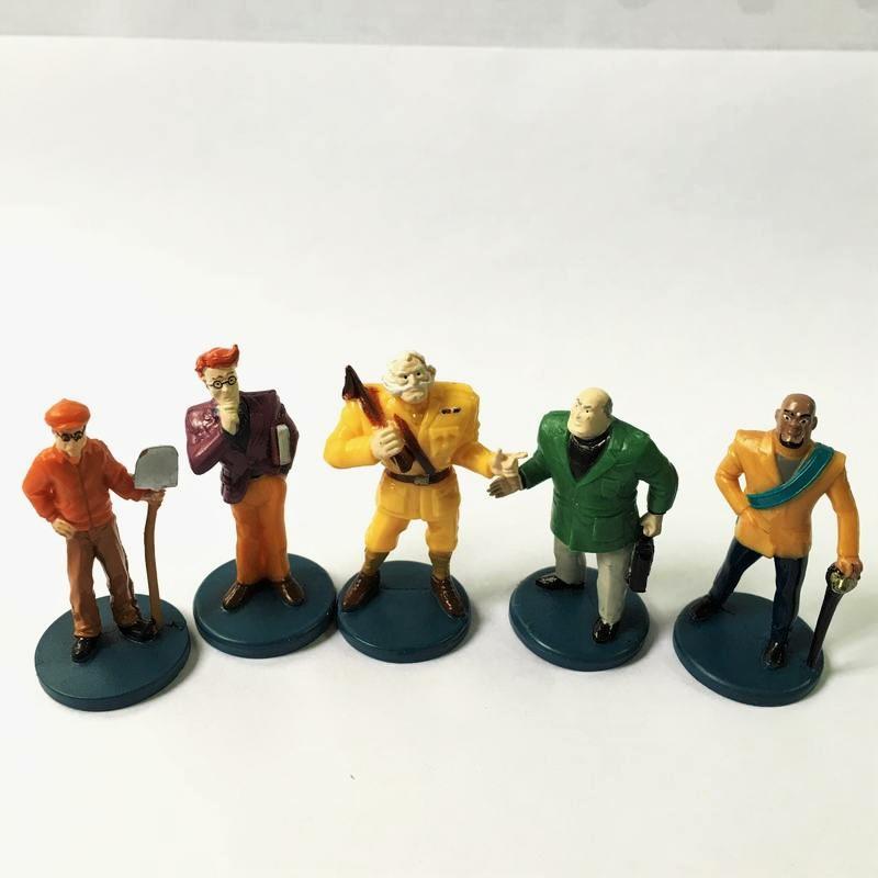 10pcs 2002 Clue GAME Suspects Pawns Tokens Movers Characters Figures ...