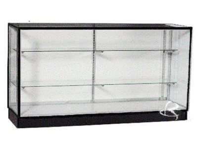 70" Extra Vision Black Showcase Display Case Store Fixture Knocked Down ...