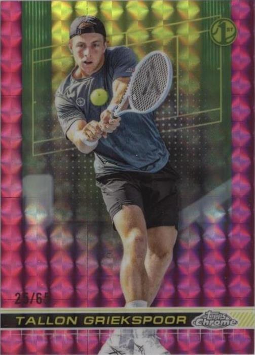 2024 Topps Chrome - Tallon Griekspoor #111 Pink Geometric Refractor /65 ...