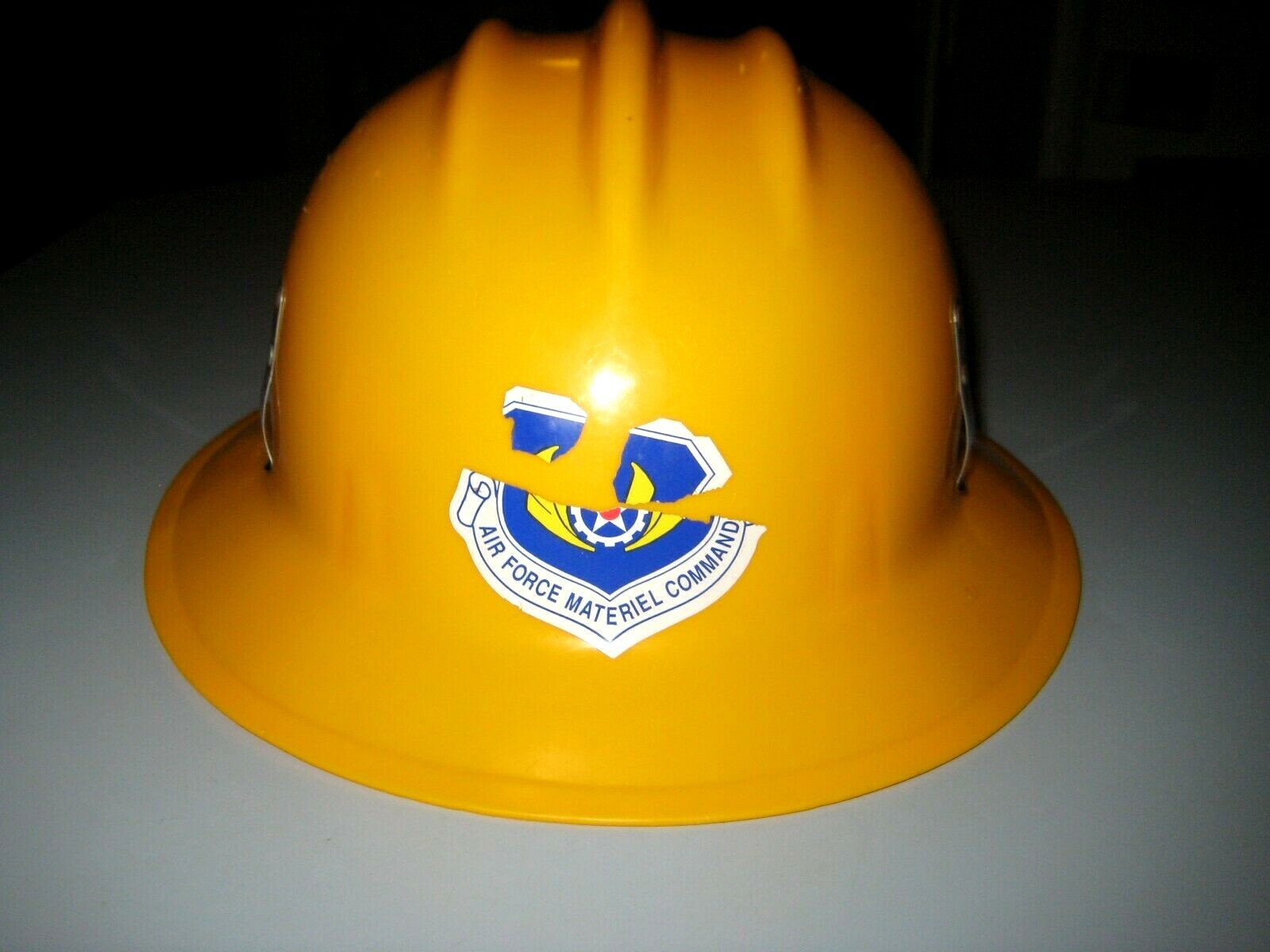 Bullard Hard Boiled Hat Model 303 Yellow Full Brim Air Force Materiel ...