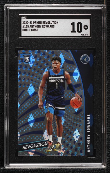 2020-21 Panini Revolution - Rookies Cubic #125 Anthony Edwards /50 (RC ...