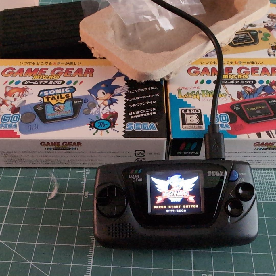 SEGA Game Gear Micro Console Big Window 4 Colors Complete Set 30th ...