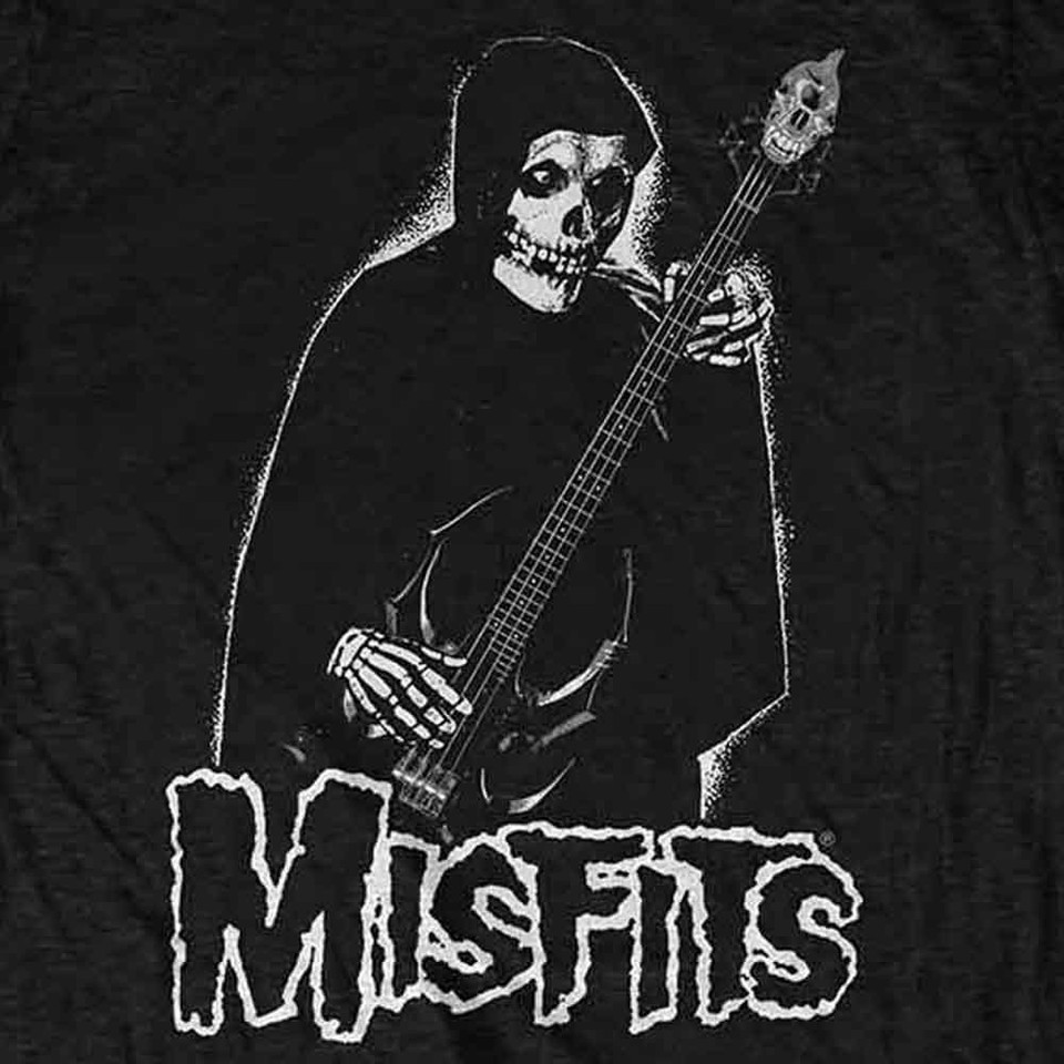 Misfits Bass Fiend Band Logo T Shirt | eBay