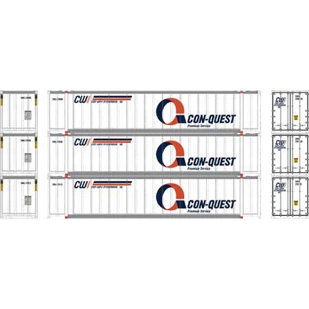 Athearn 17295 N Conquest 48' Container #2 (Pack of 3) 797534172951| eBay