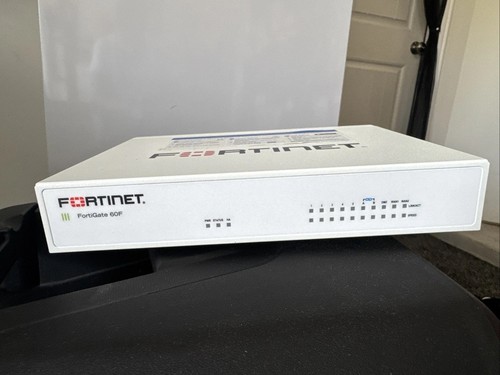 Fortigate 60F Security Appliance (includes PW adapter) | eBay