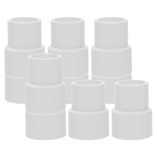 10 Pcs Pvc Reusable Pipe Fittings Water Connectors For Garden Hose ...