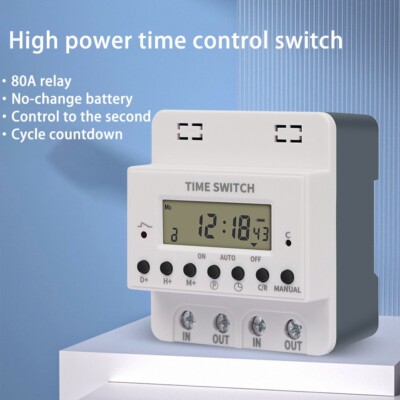 Intelligent Electronic Programmable Timer KG316T AC220V 60A100A Switch | eBay