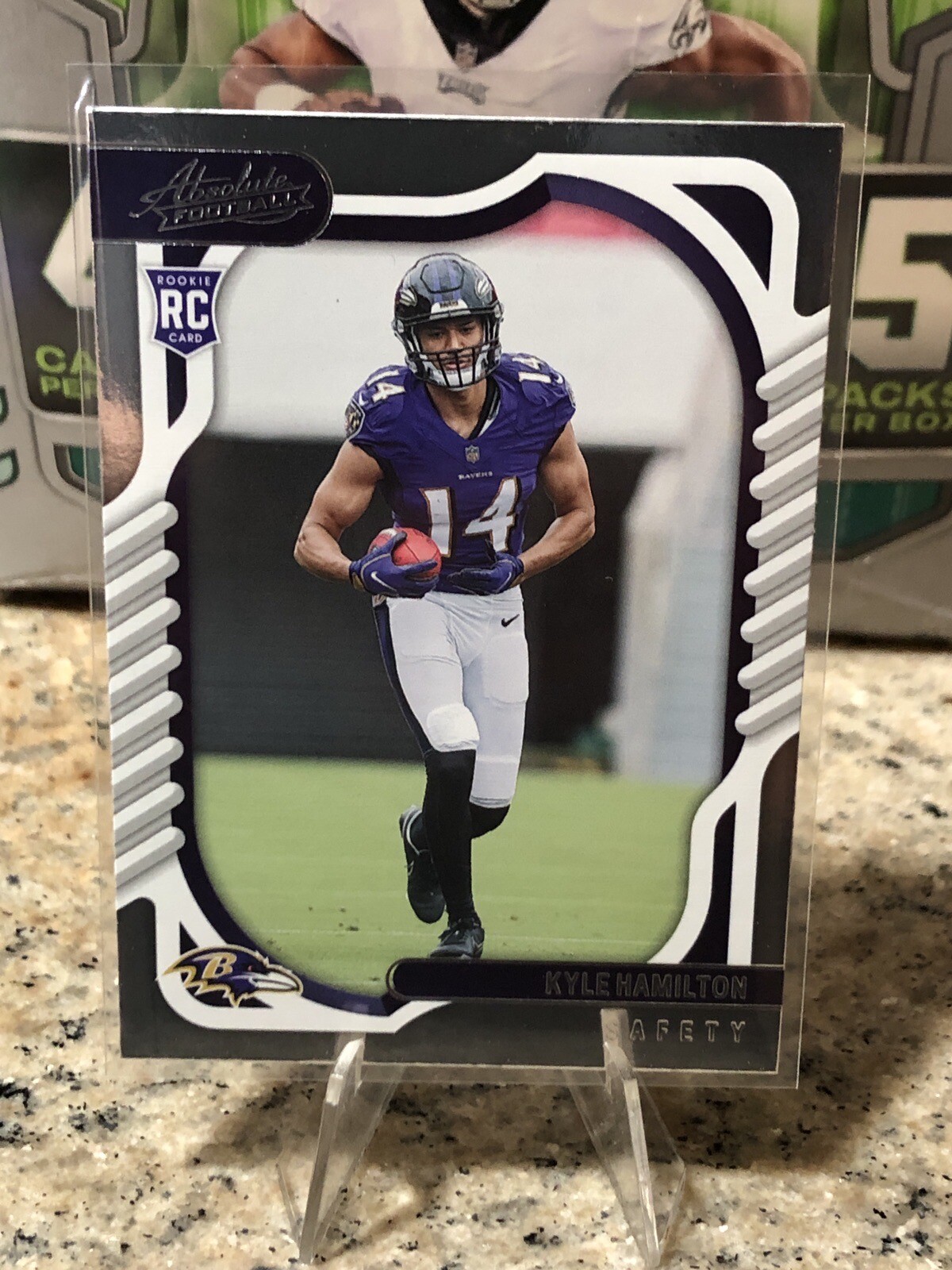 2022 Panini Absolute Football Kyle Hamilton Rookie RC #138 Baltimore ...