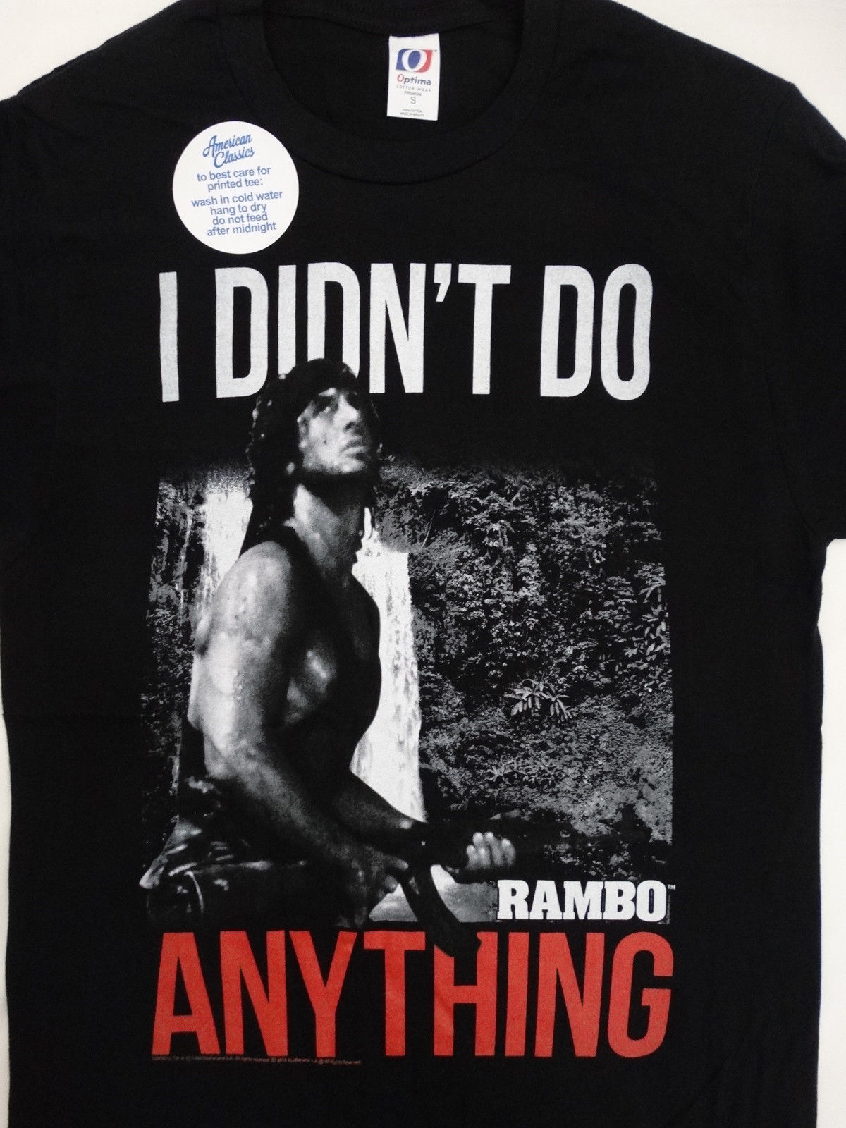 Rambo Movie Stallone John Rambo Officially Licensed T-Shirt | eBay