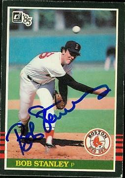 Bob Stanley autographed Baseball Card (Boston Red Sox) 1985 Donruss #91 ...