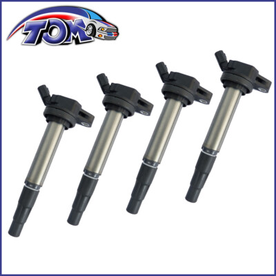 BRAND NEW SET OF 4 IGNITION COILS FOR TOYOTA COROLLA MATRIX SCION xD 1 ...