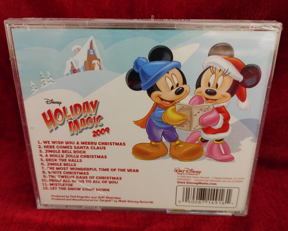 Walt Disney's Holiday Magic CD Christmas Music 12 Songs Mickey | eBay
