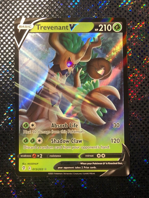 Trevenant V 013/203 Holo Ultra Rare Pokémon Evolving Skies NM | eBay