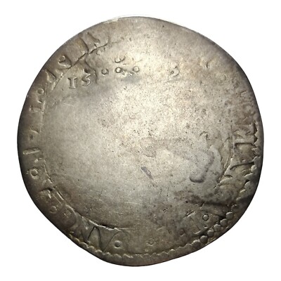1555 England Silver Hammered Shilling Philip & Mary Dual Portrait Coin ...
