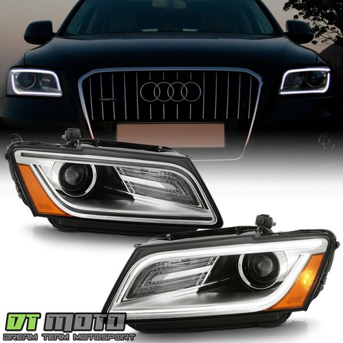2013-2017 Audi Q5 SQ5 HID/Xenon w/o AFS LED DRL Projector Headlights ...