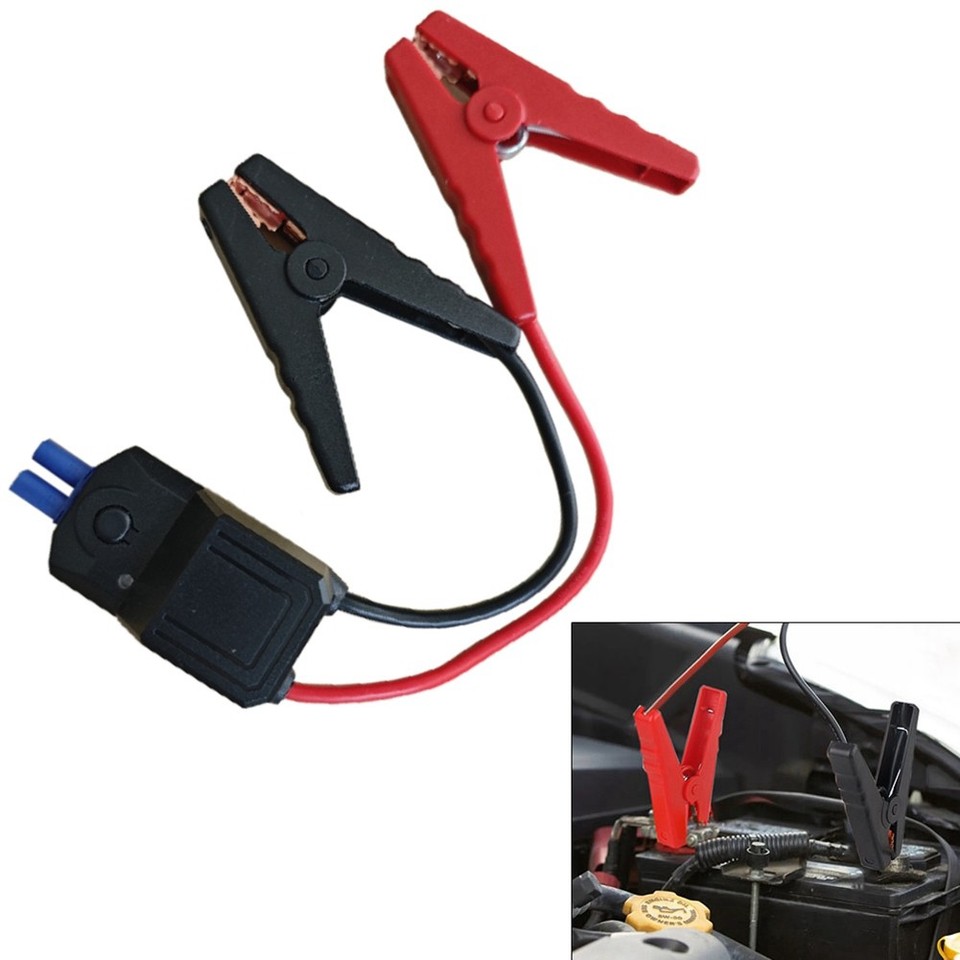 Emergency Battery Jump Cable Clamps Adaptor Clamp Universal Battery ...