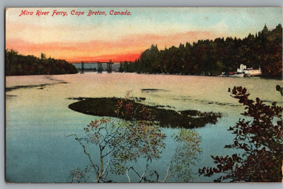 Canada Cape Breton Mira River Ferry Landscape c1911 Stedman Bros ...