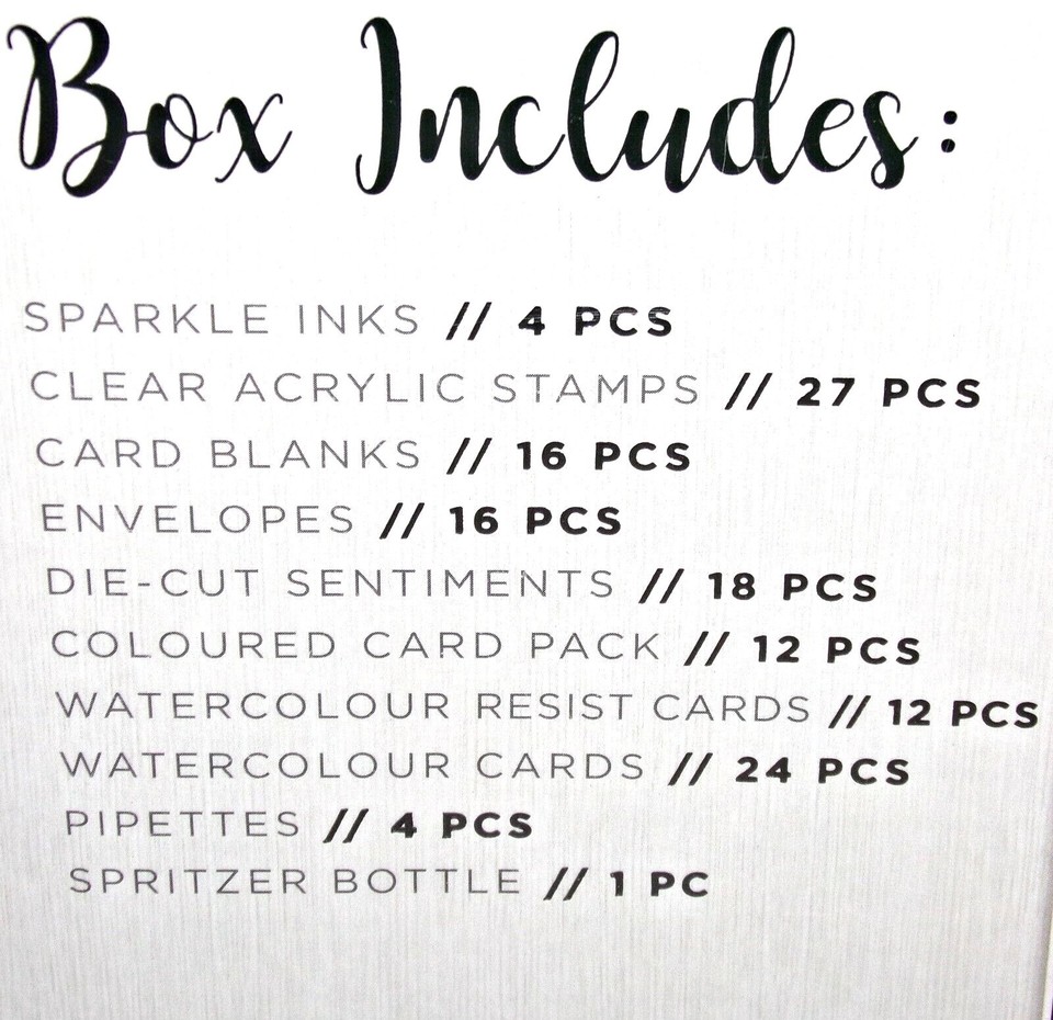 Crafters Companion Craft Kit # 22 Sparkle Ink New Over 130 Elements ...