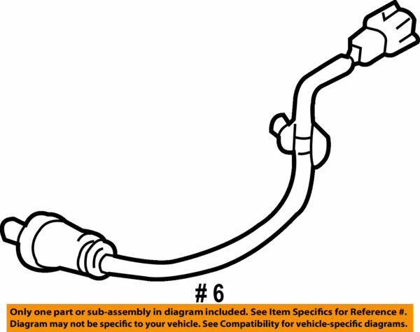89465-48110 Toyota Sensor, oxygen 8946548110, New Genuine OEM Part | eBay