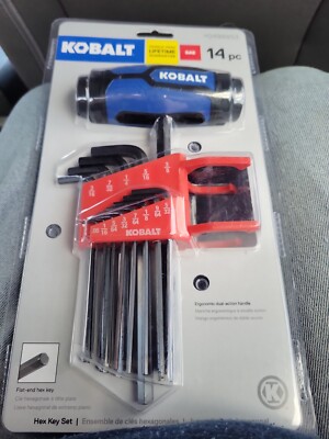 Kobalt 14 pc SAE Hex Key Wrench Bit Set KHK03 Tool Kit Home Mechanic | eBay