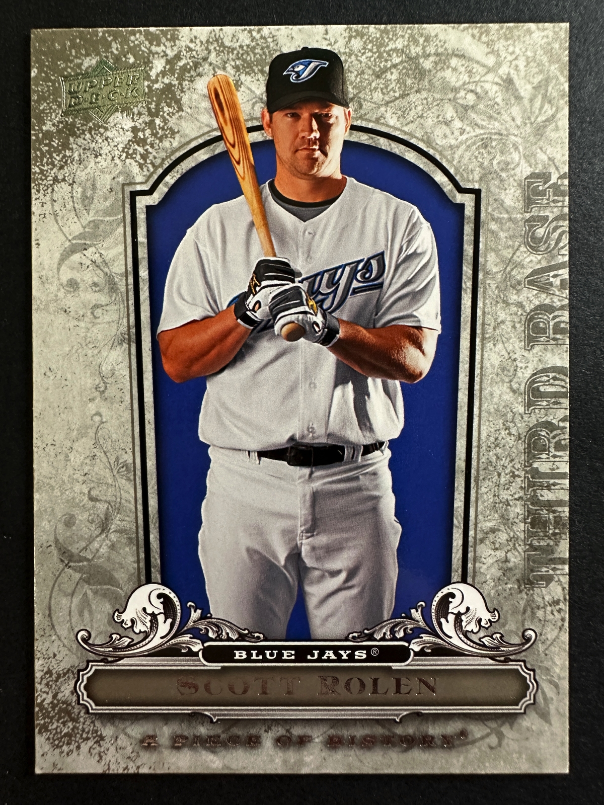 Scott Rolen 2008 Upper Deck A Piece of History Baseball Toronto Blue ...