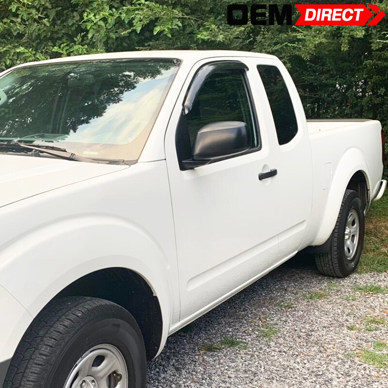 Fits 05-21 Nissan Frontier D40 Extended Cab Window Visors Vent Rain ...
