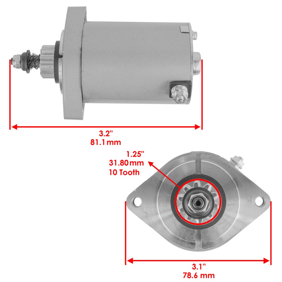 Starter for John Deere X304 X305R X320 X324 X354 X360 X370 X380 X384 ...