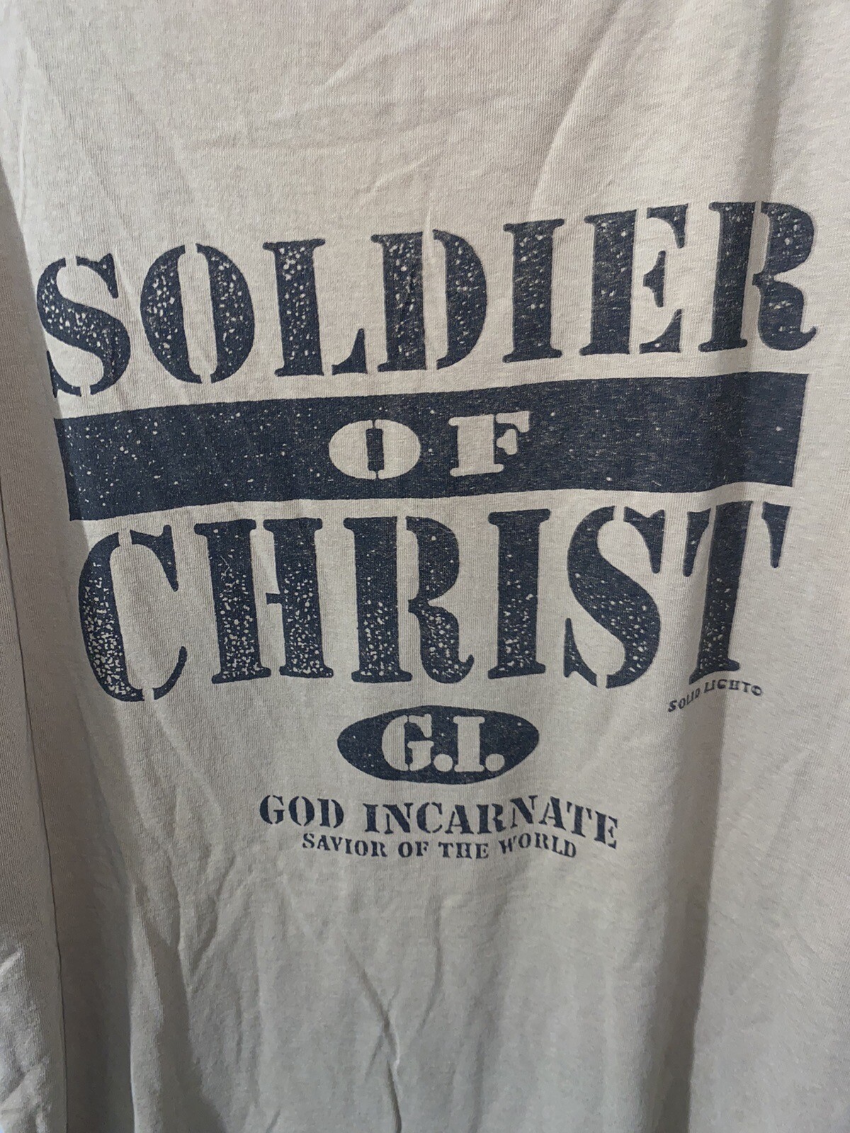 Vintage Enlisted Soldier Of Christ Jesus Religion Sin… - Gem