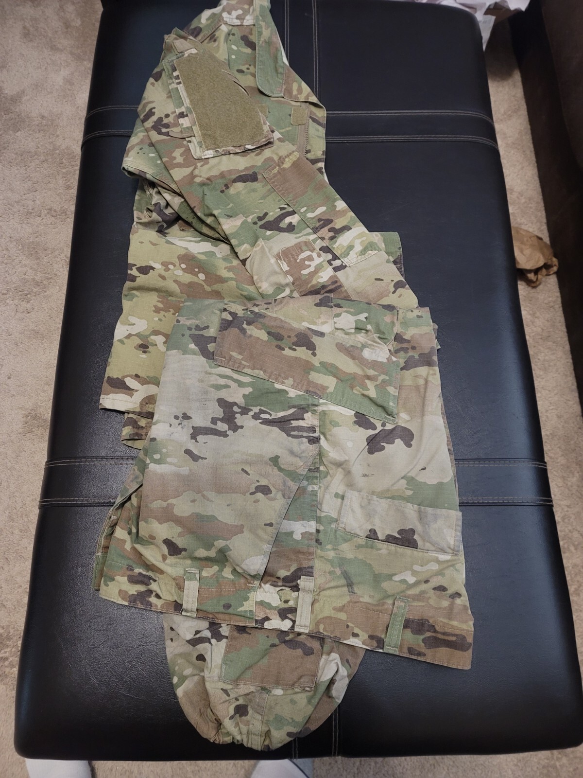 Military OCP Uniform Large Regular Set Multicam Zipper | eBay